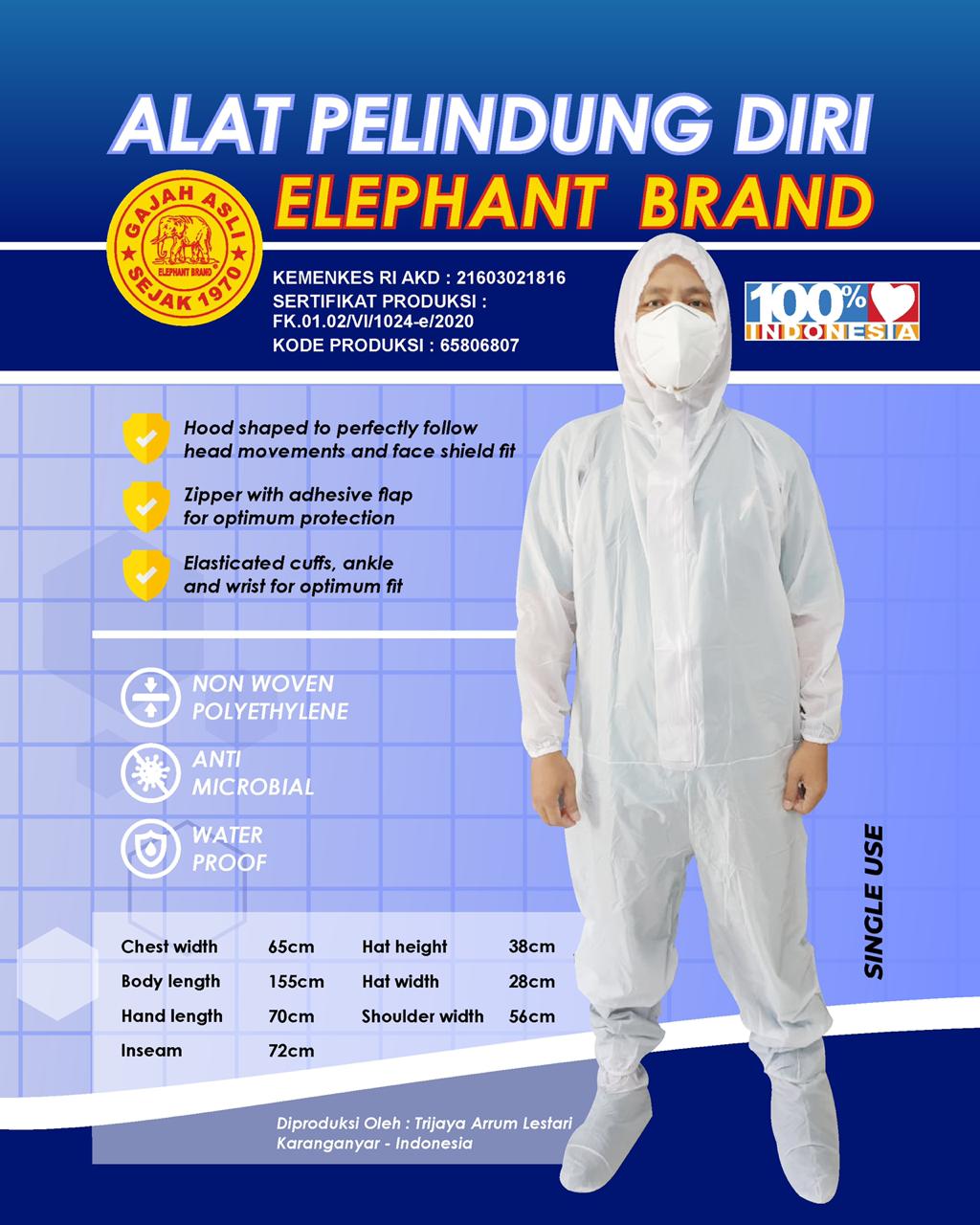 Elephant Brand Indonesia - Elephant Brand Produksi APD, Melawan COVID19